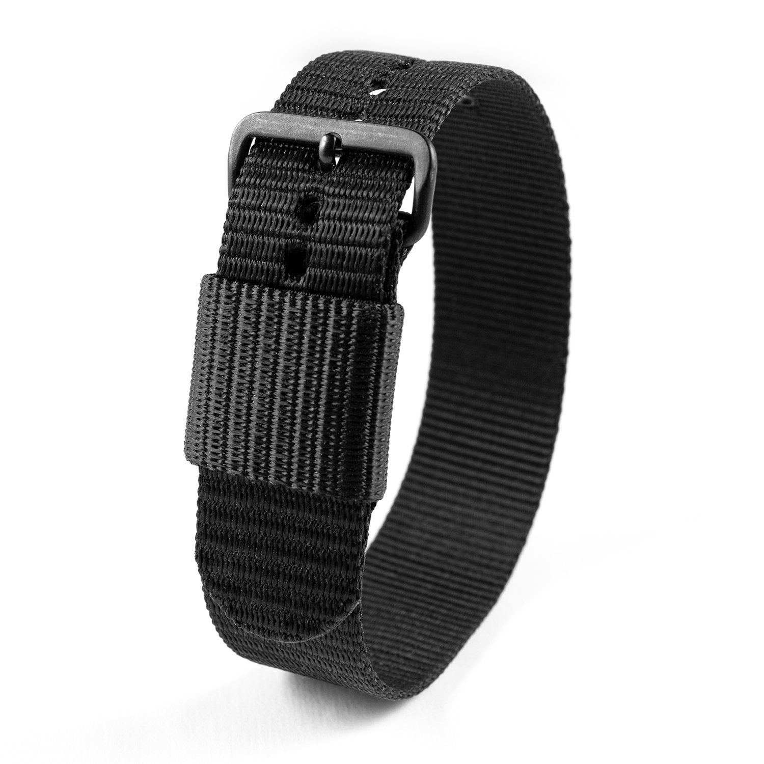 Black nylon strap store